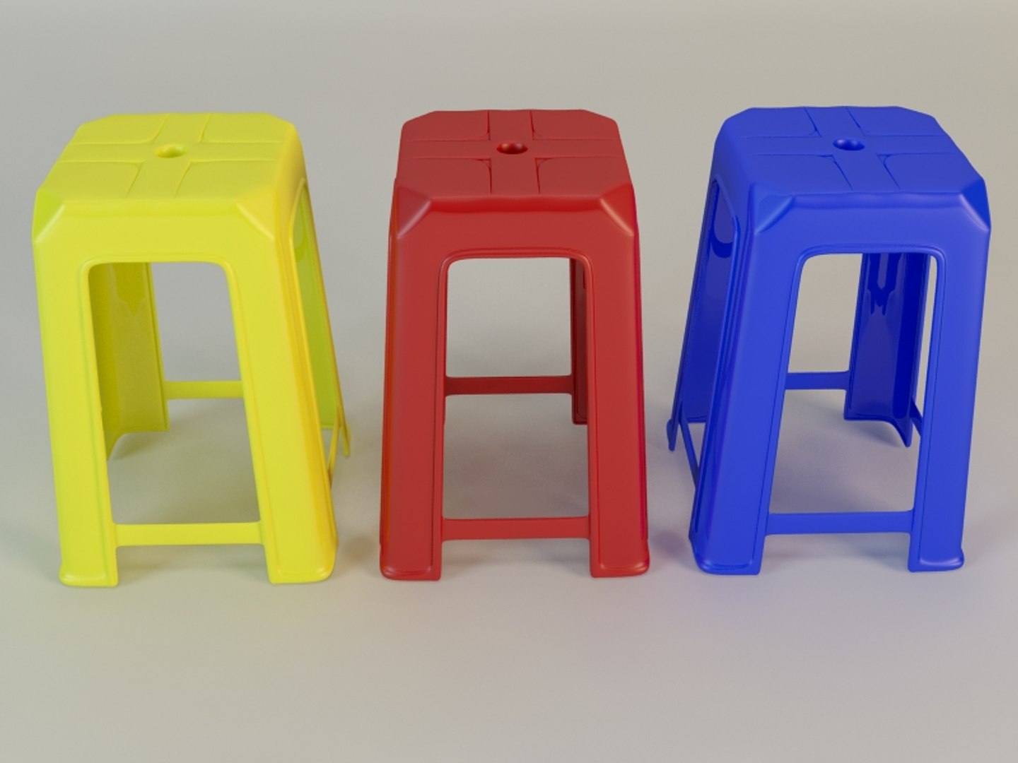 Plastic Stool 3D Model - TurboSquid 1594428