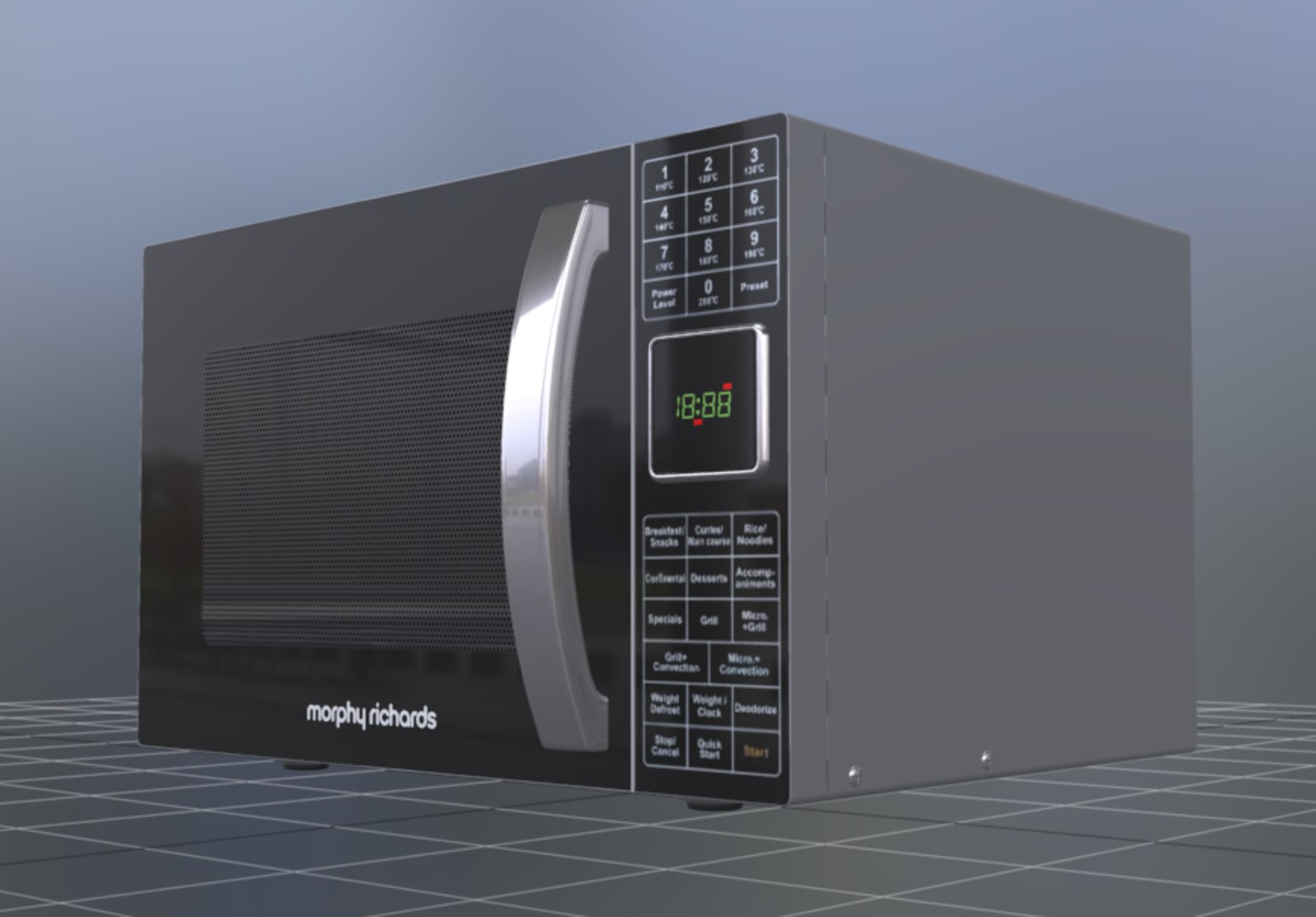 3D Morphy Richards 25 L Convection Microwave Oven Model - TurboSquid ...