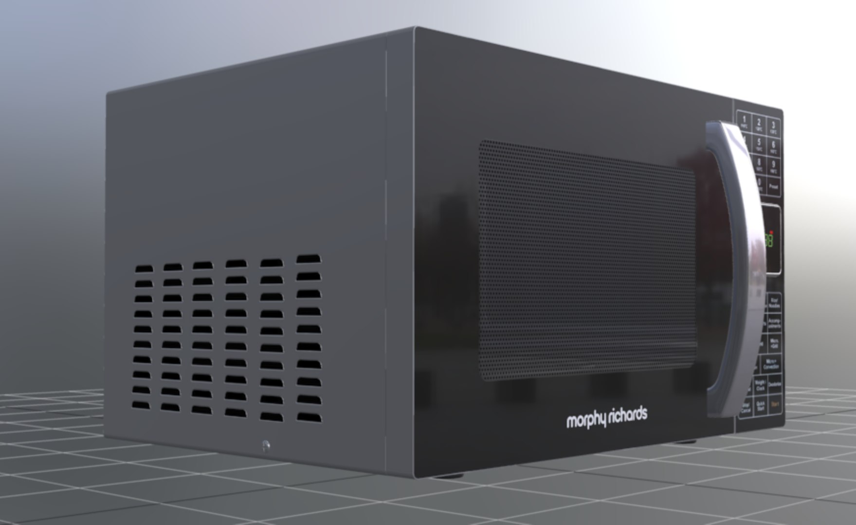 3D Morphy Richards 25 L Convection Microwave Oven Model - TurboSquid ...