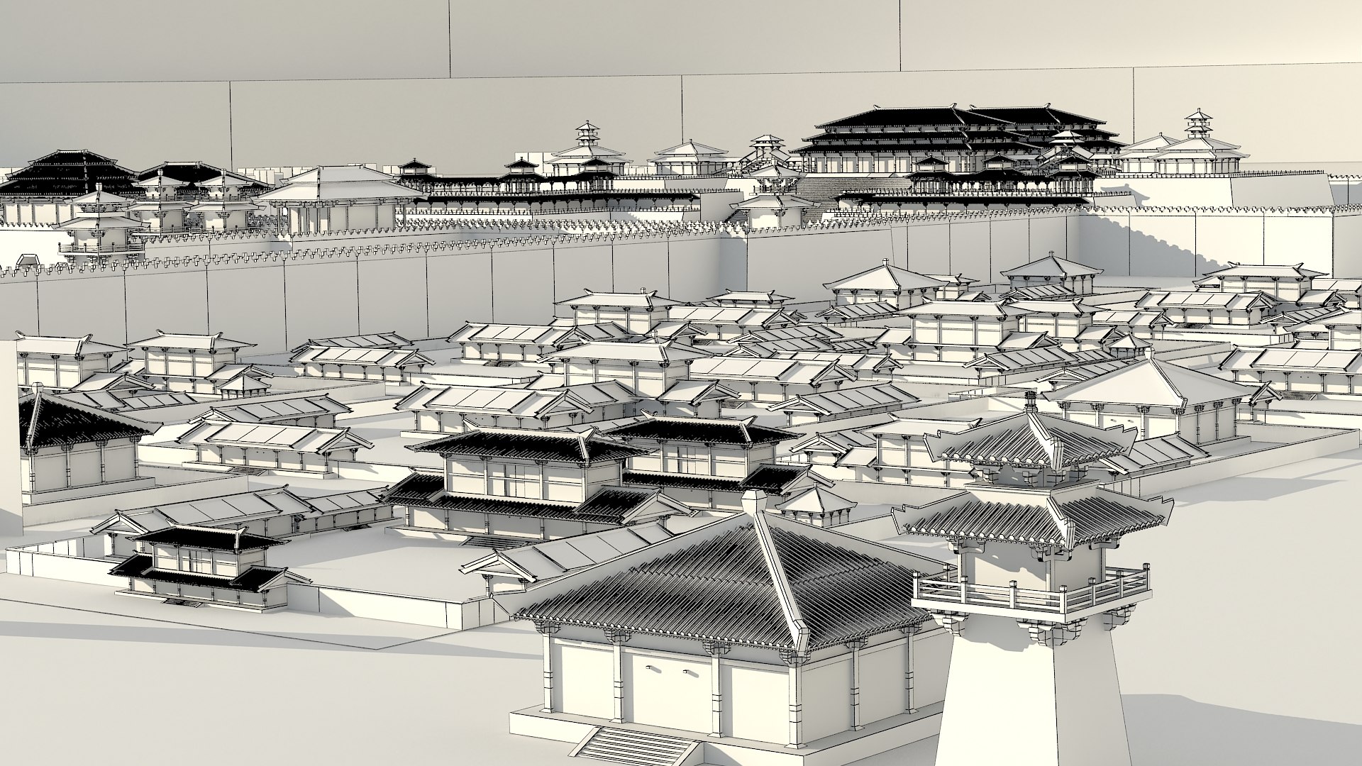 3D ancient chinese building model - TurboSquid 1512187