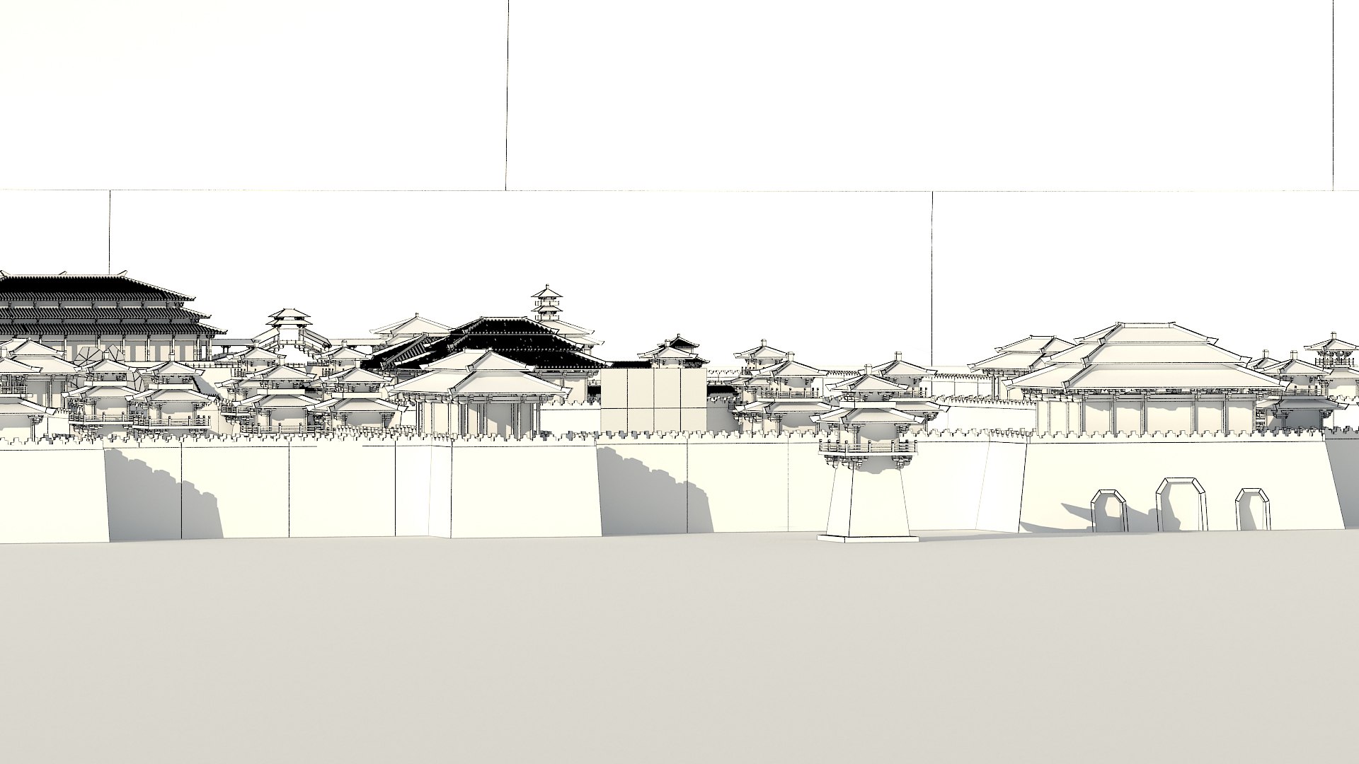 3D ancient chinese building model - TurboSquid 1512187