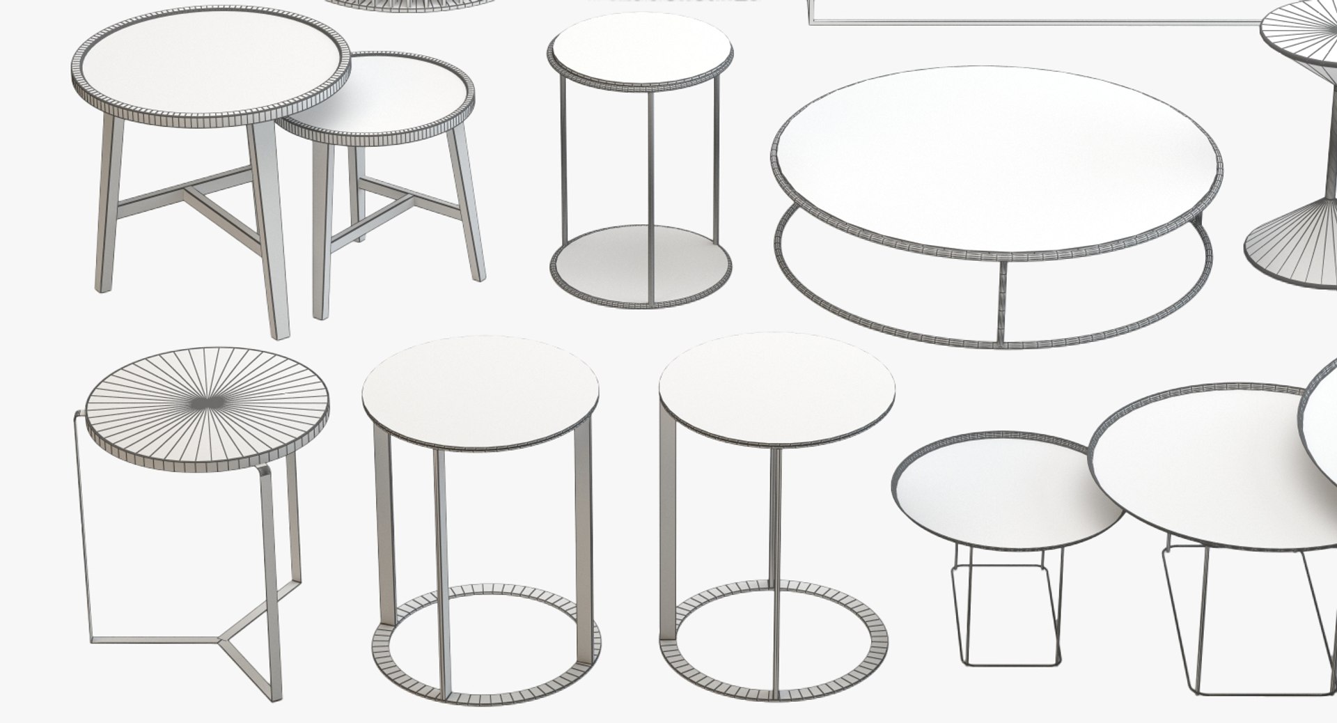 3D model coffee table set | 1148298 | TurboSquid