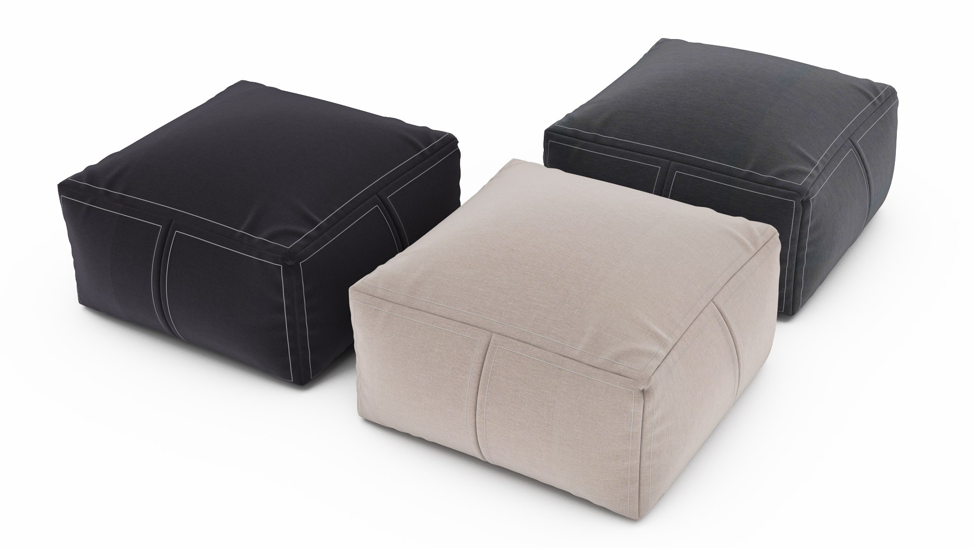pouf 01 3d obj
