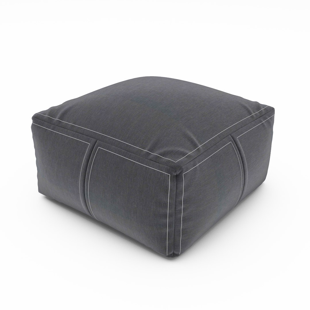 pouf 01 3d obj