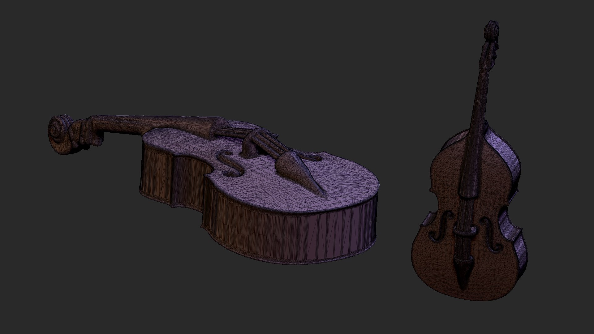 3D Double Bass Model - TurboSquid 1697617