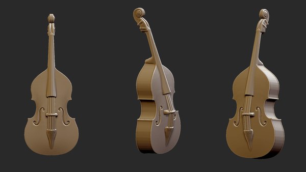 3D double bass model - TurboSquid 1697617