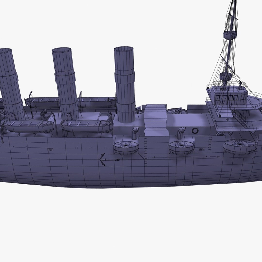 3d Steam Ship Model