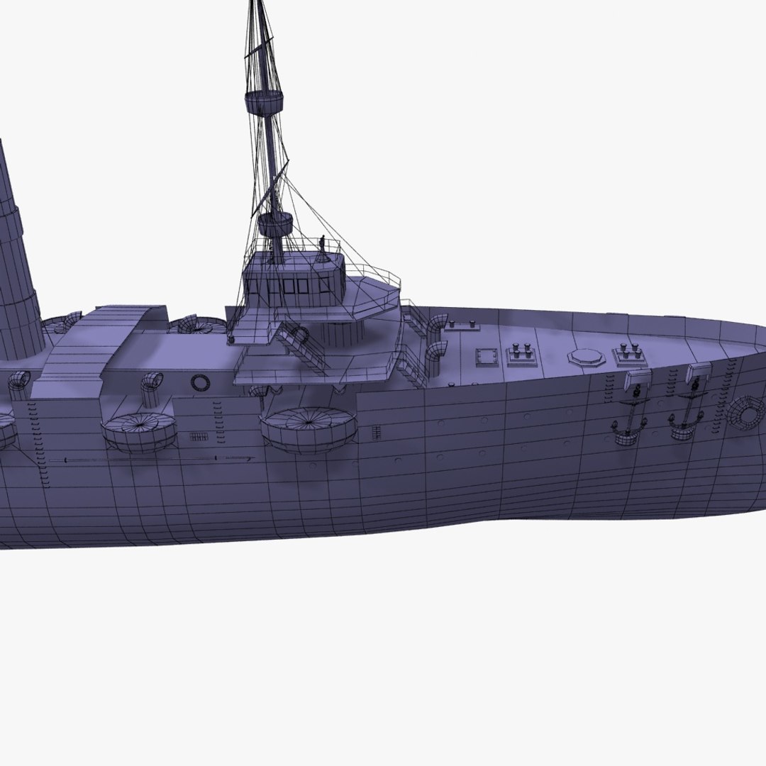 3d Steam Ship Model