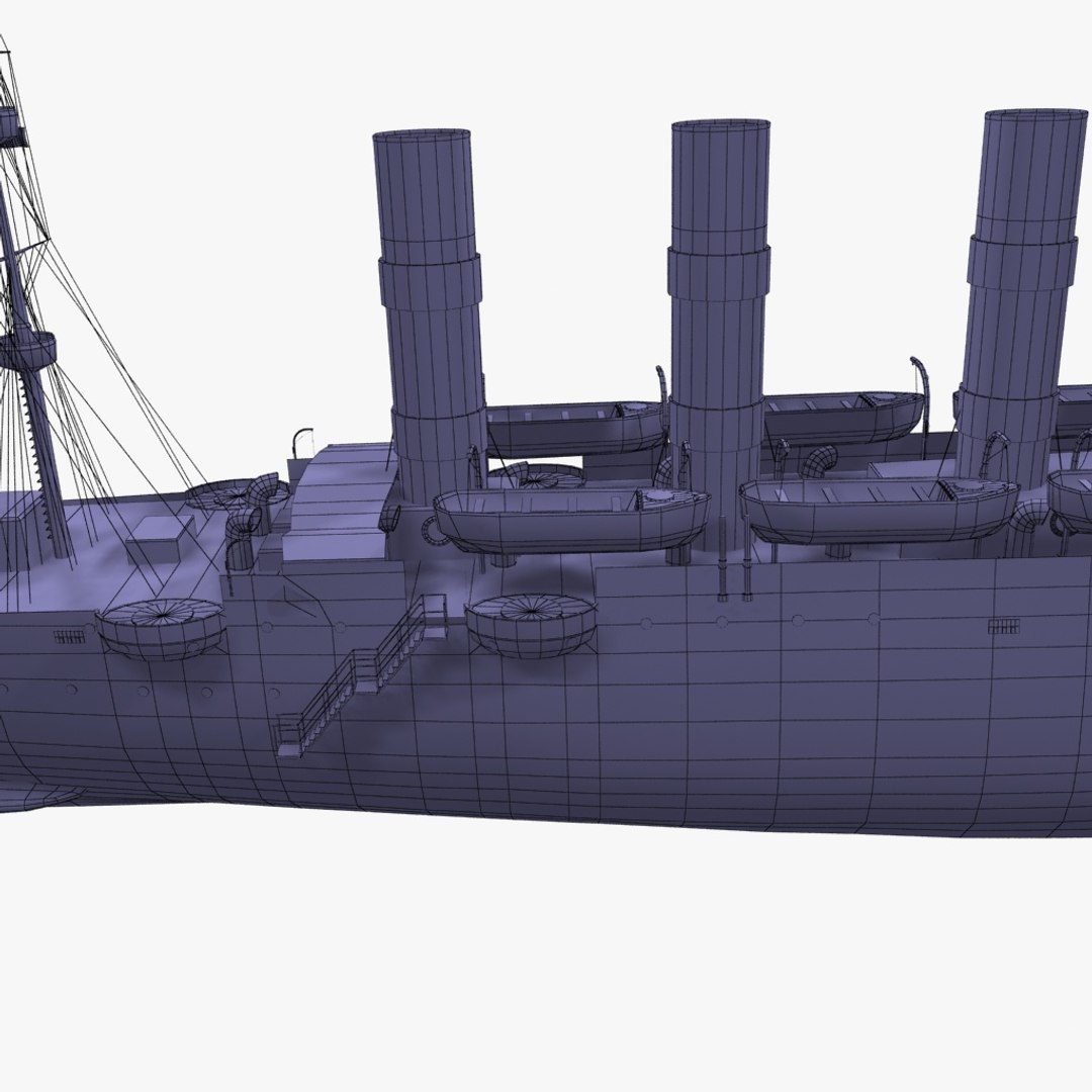3d Steam Ship Model