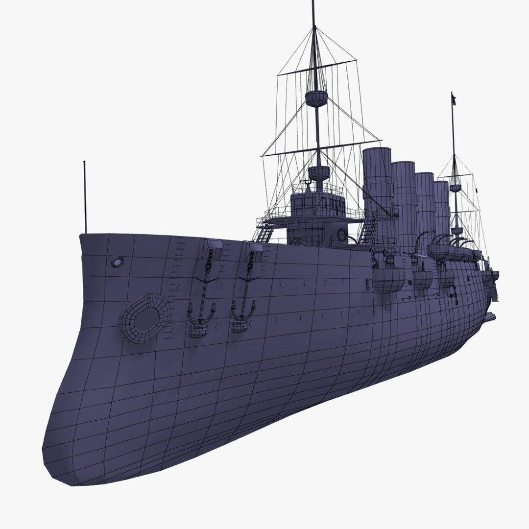 3d Steam Ship Model