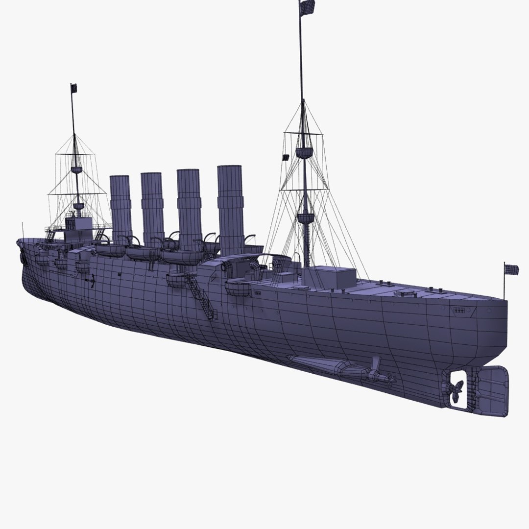 3d Steam Ship Model