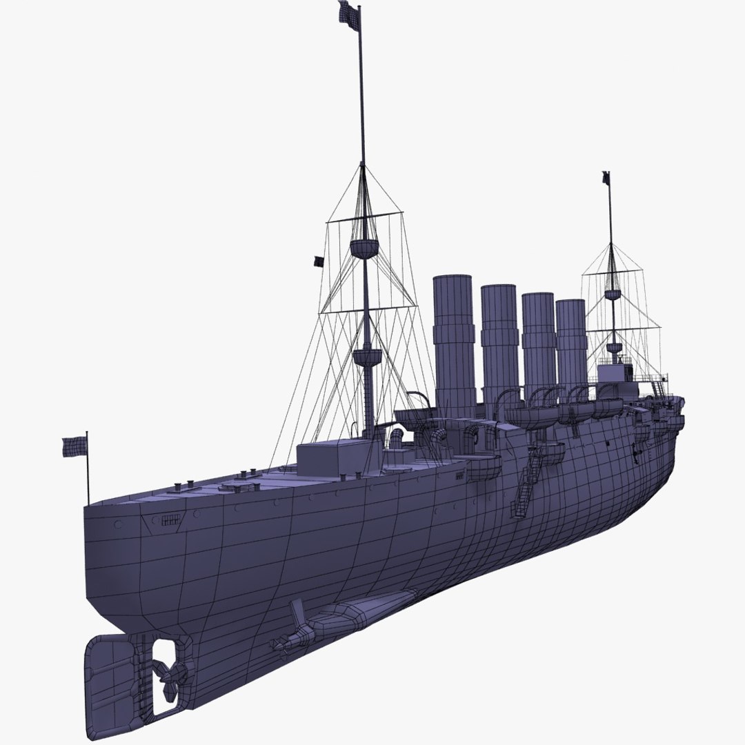 3d Steam Ship Model
