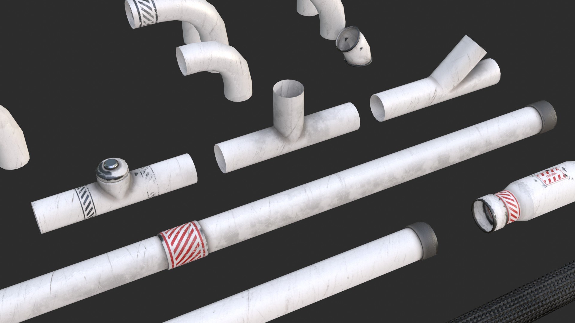 3D Pipe Modular Model - TurboSquid 1671144
