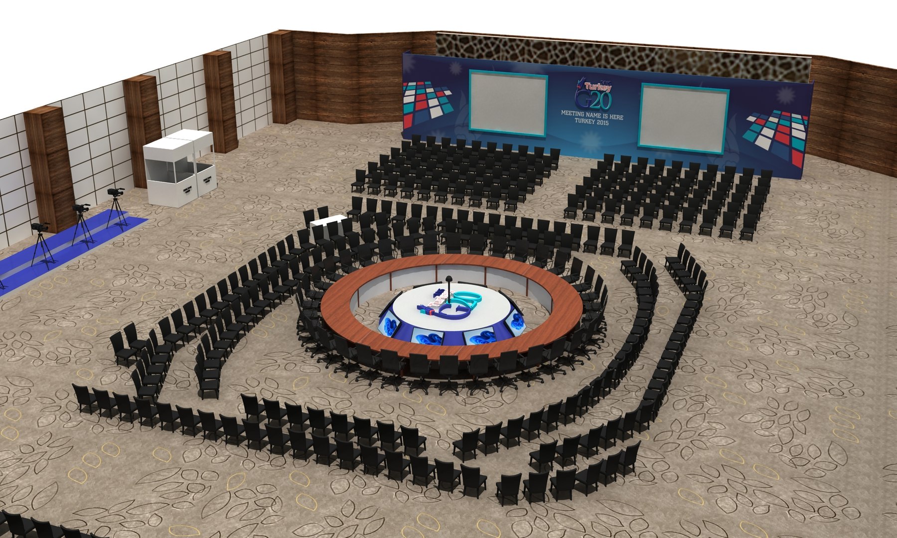 G20 Stage 3D Model - TurboSquid 1579065