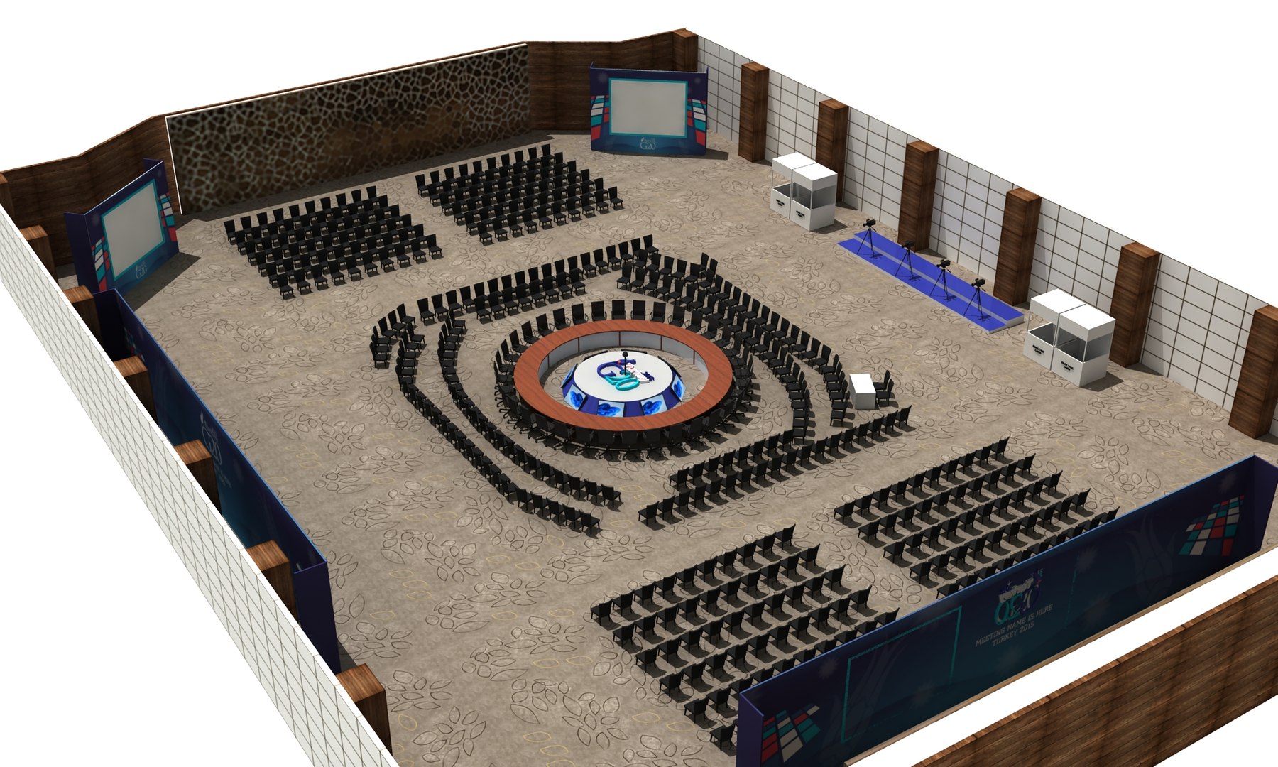 G20 Stage 3D Model - TurboSquid 1579065