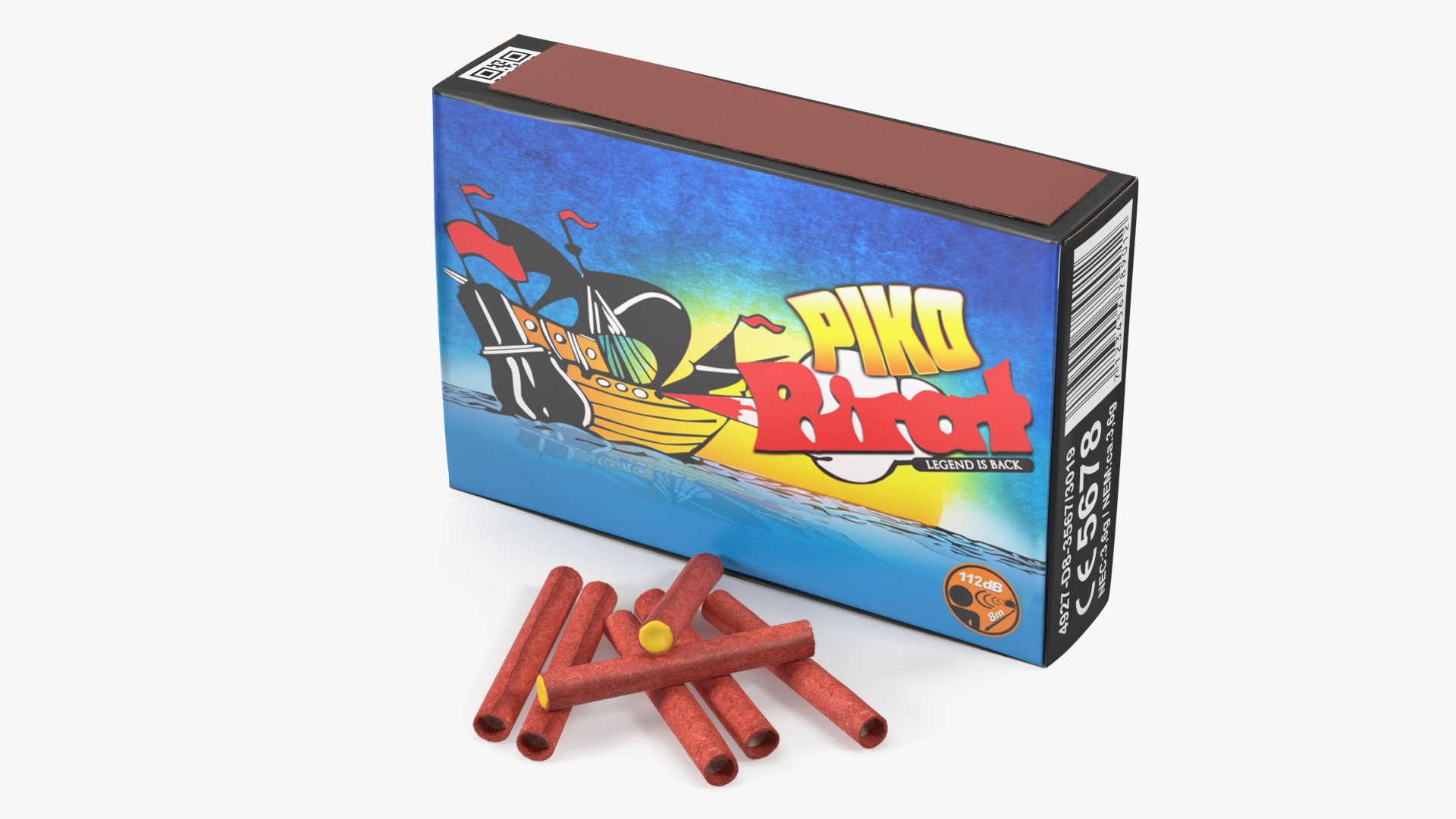 Fireworks Piko Rocket Box Fur 3D Model - TurboSquid 2196897