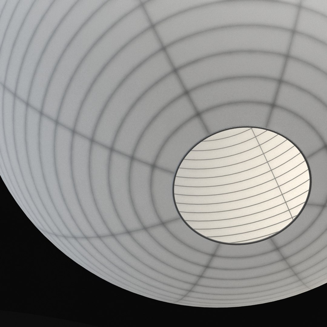 3d Model Paper Lamp Light