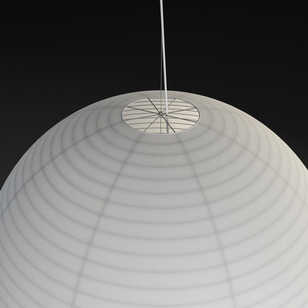 3d Model Paper Lamp Light