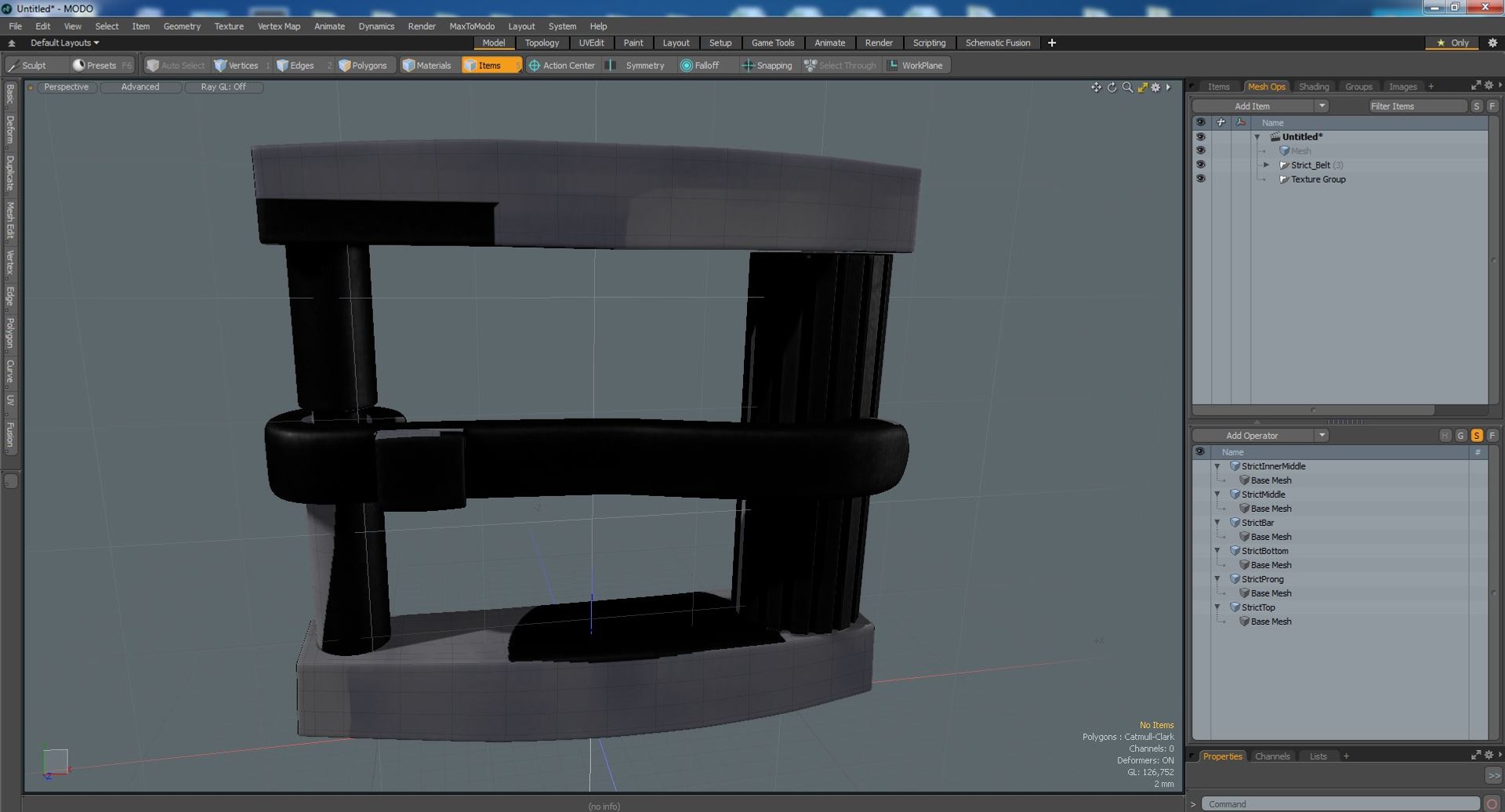 3D Strict Belt - TurboSquid 2071800