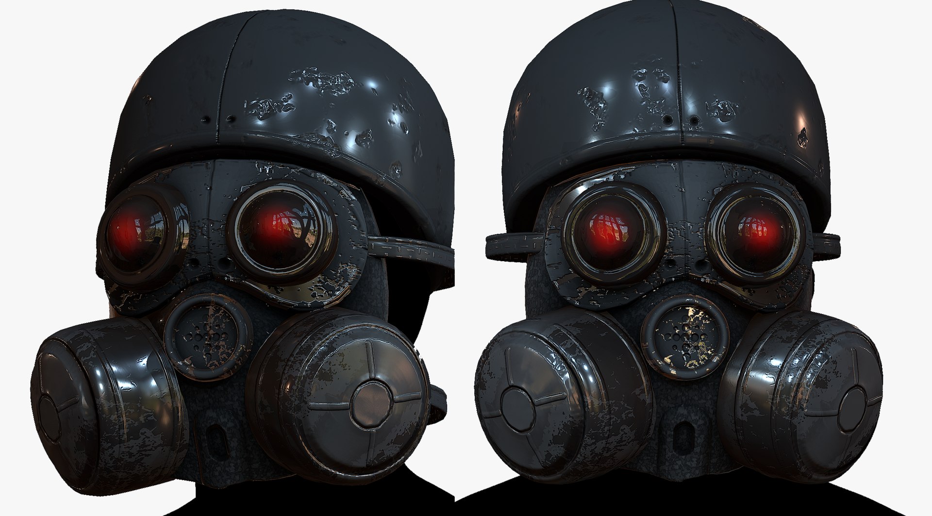 3D gas mask - TurboSquid 1694499