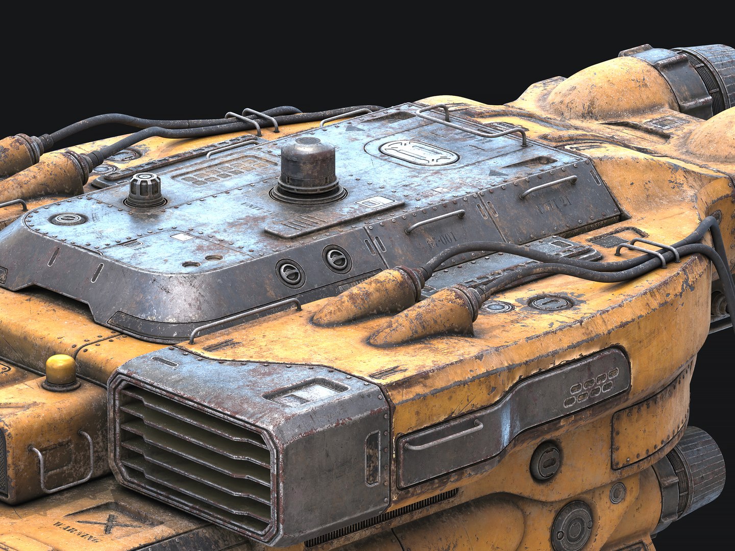 Old Junk Spaceship 3D Model - TurboSquid 1469554