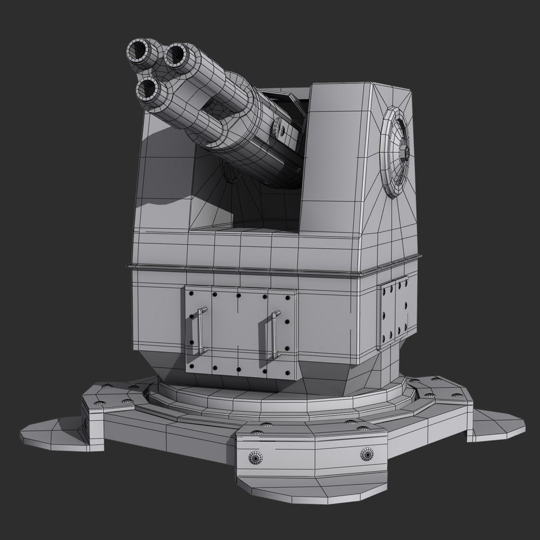 3ds Triple Barrel Gun