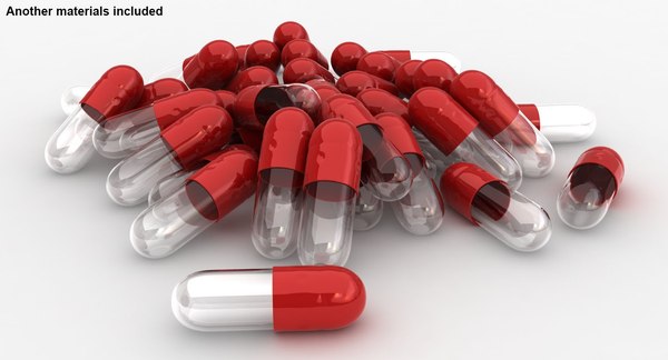 3D model pill capsule pile color - TurboSquid 1306951