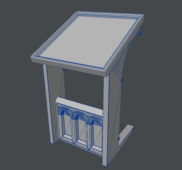 Medieval lectern 3D model - TurboSquid 1394151