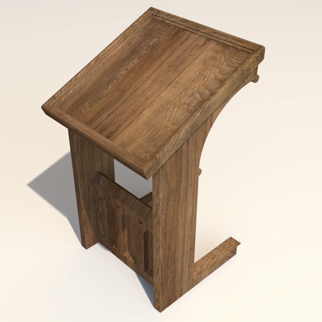 Medieval Lectern 3D Model - TurboSquid 1394151