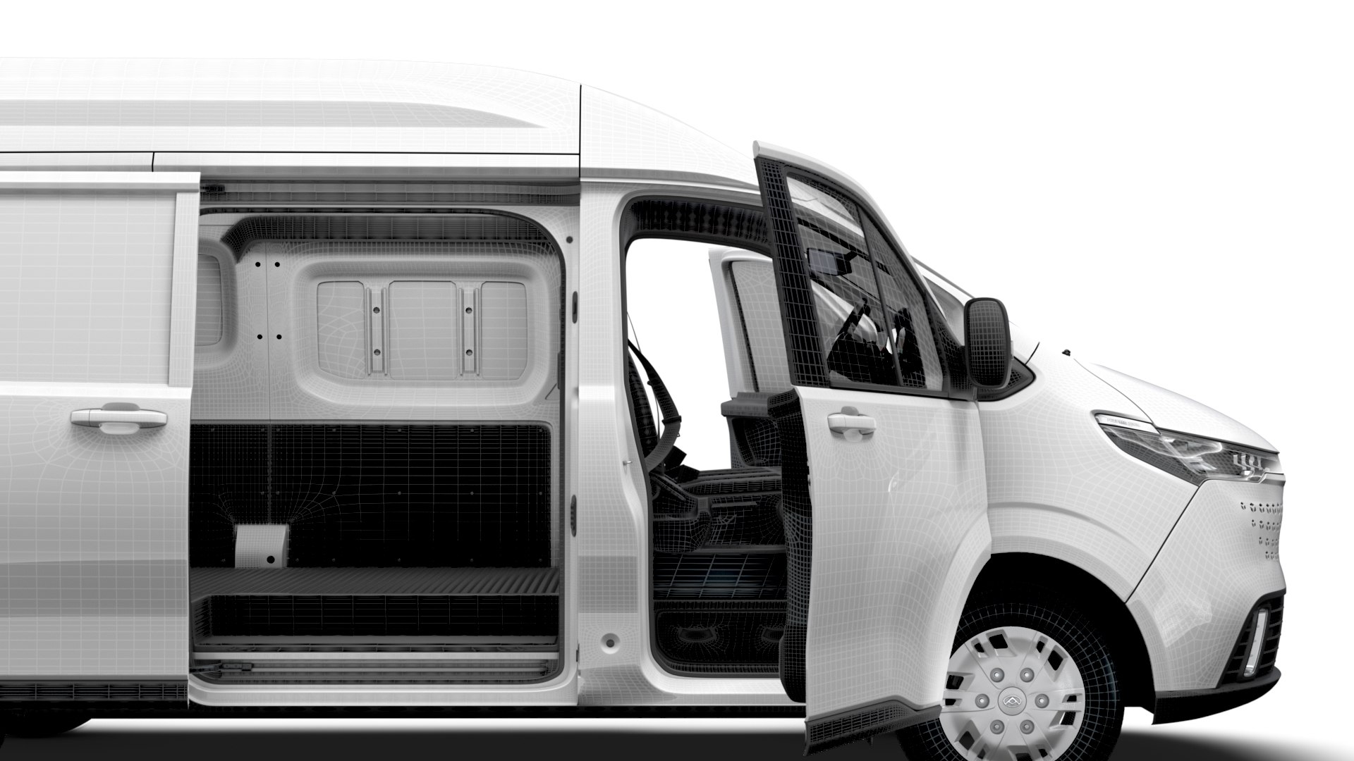 3D Maxus EDeliver 7 L2H2 HQ Interior 2024 - TurboSquid 2261579