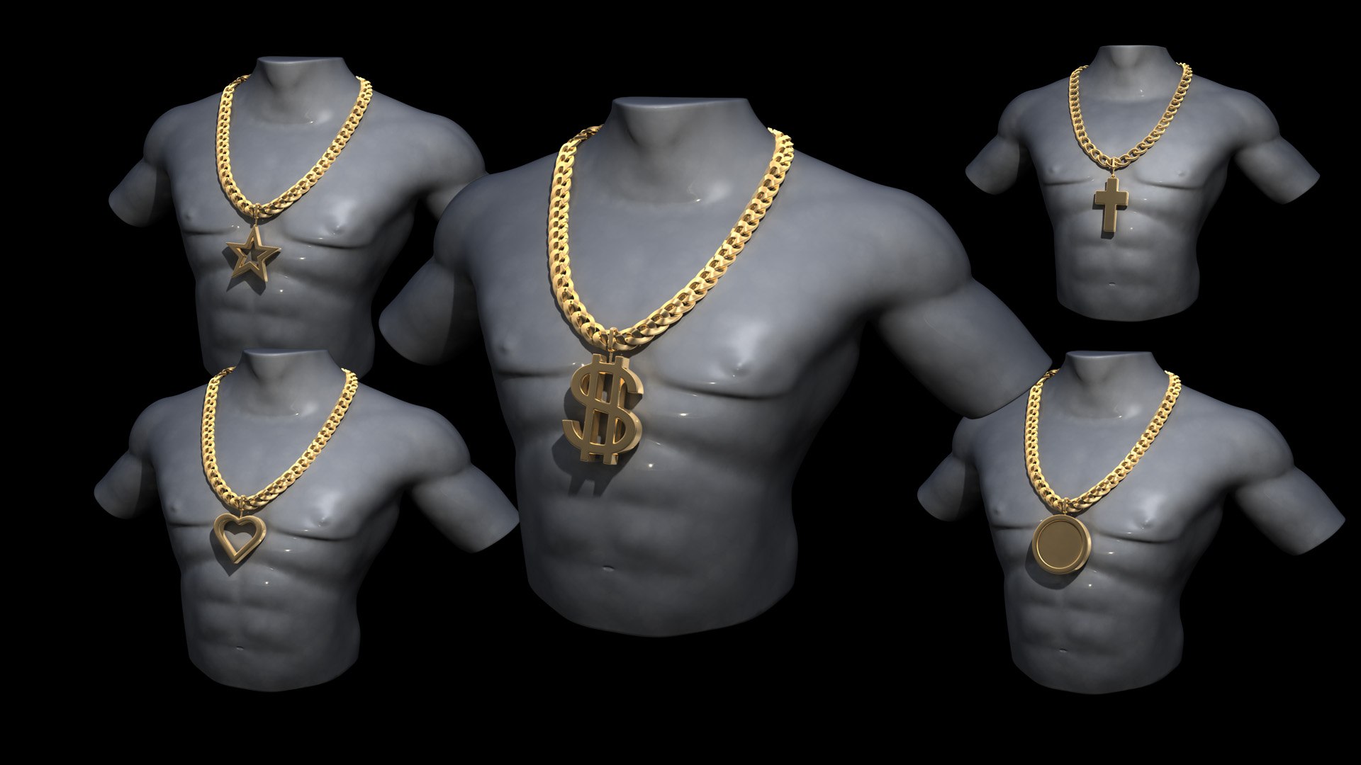 3d Chain Rigged