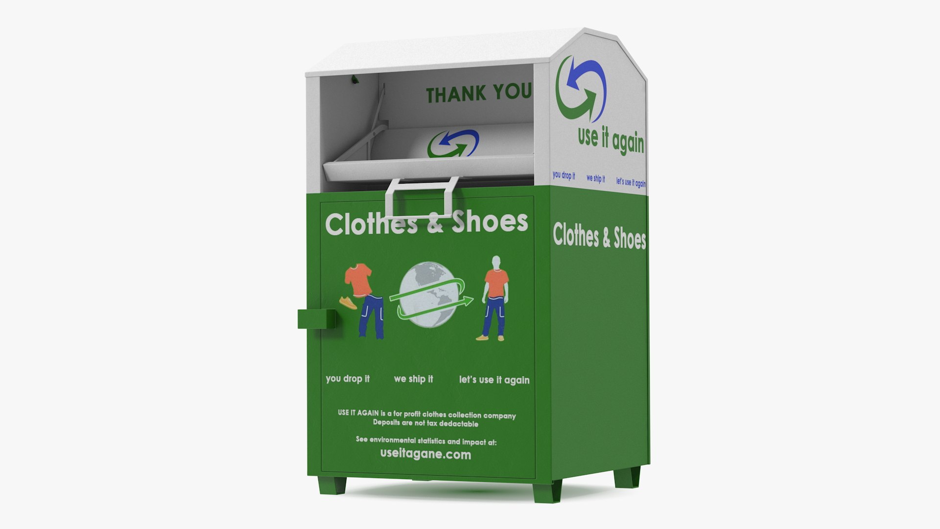Clothes Drop Box 3D model - TurboSquid 2046562