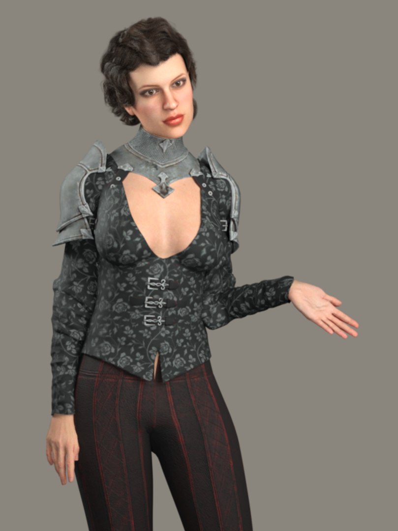 Realistic Rigged Fighter Woman Character 3D Model 3D Model - TurboSquid ...