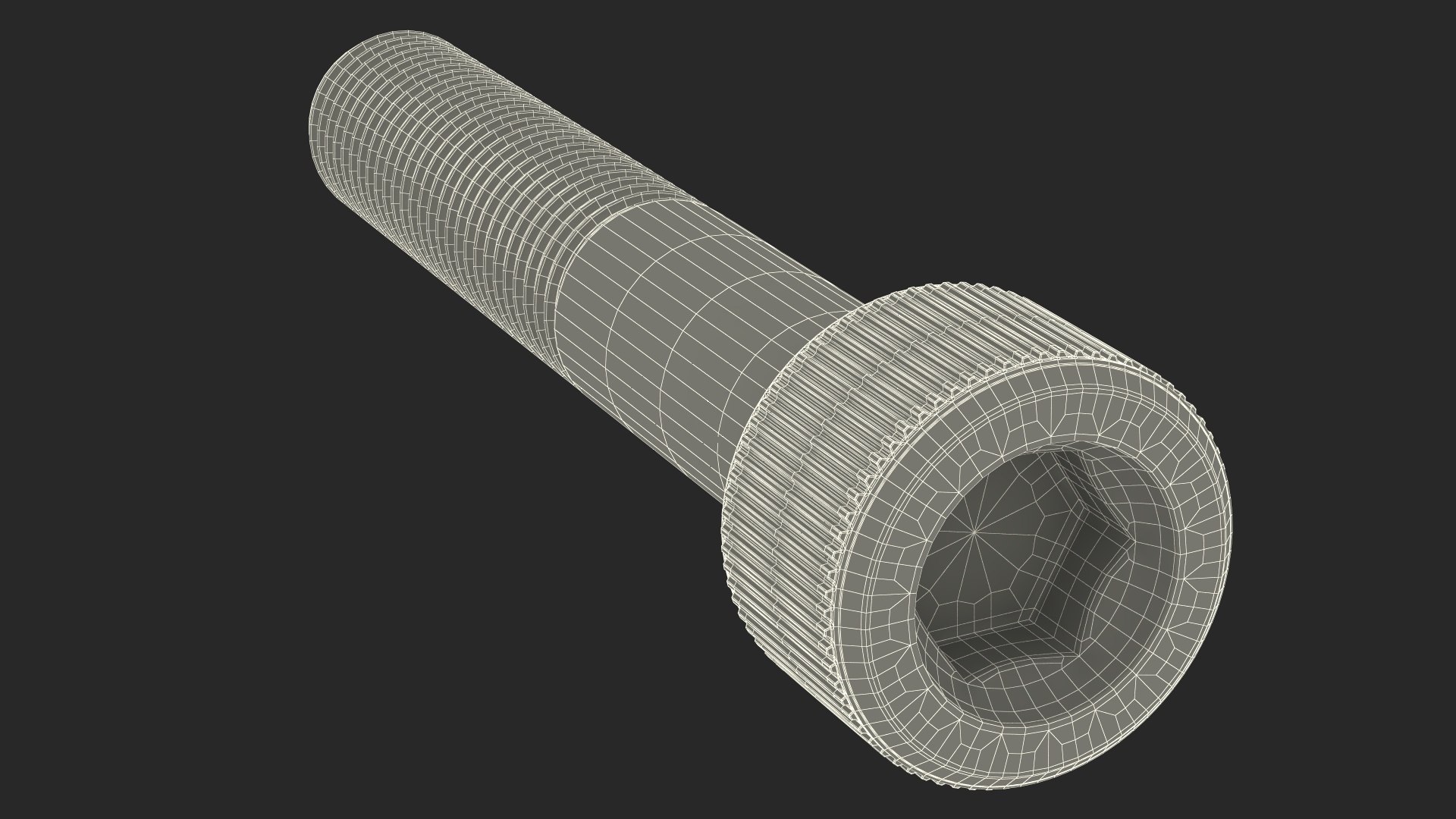 3D Socket Screw Model - TurboSquid 2240466