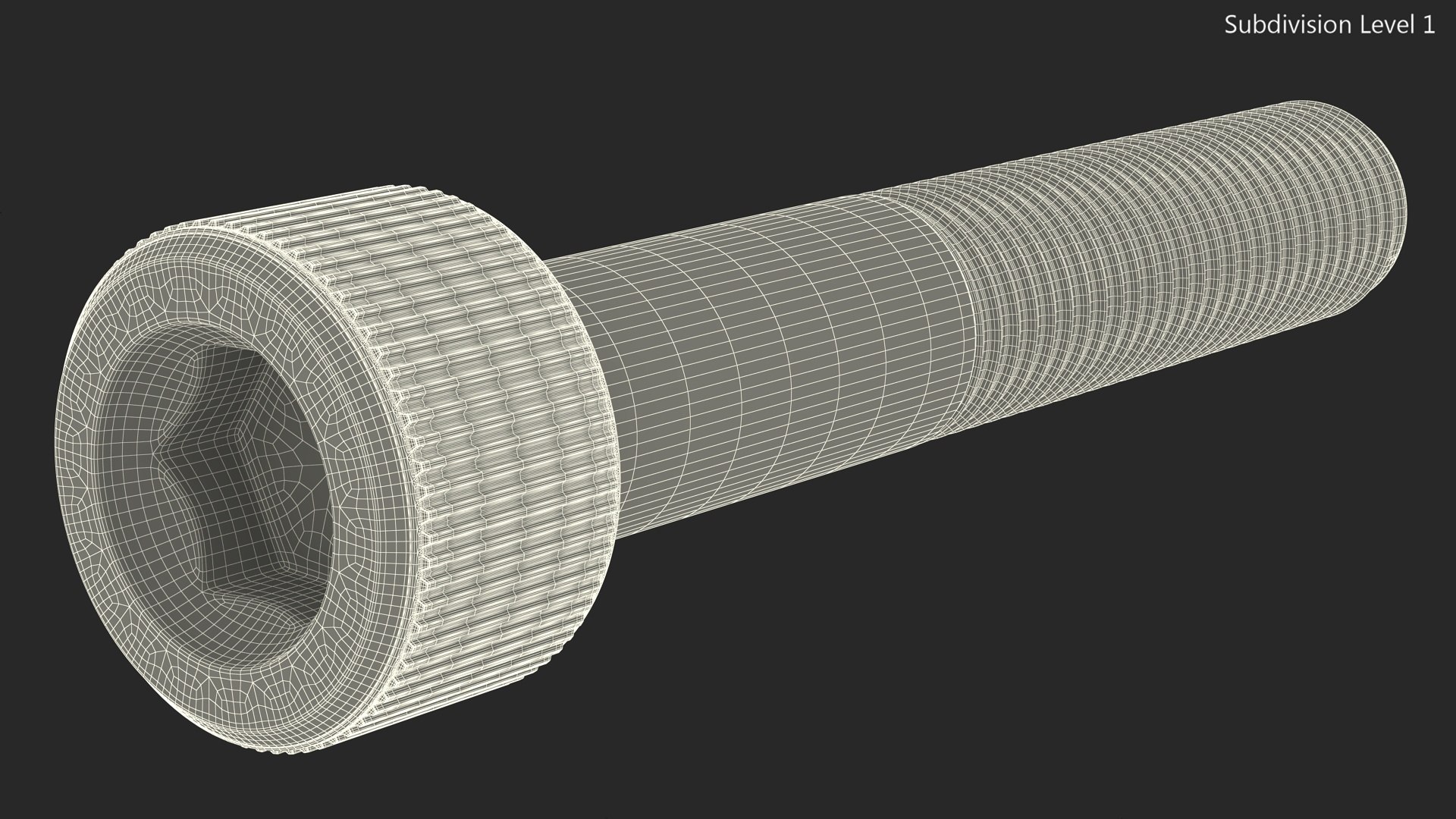 3D Socket Screw Model - TurboSquid 2240466
