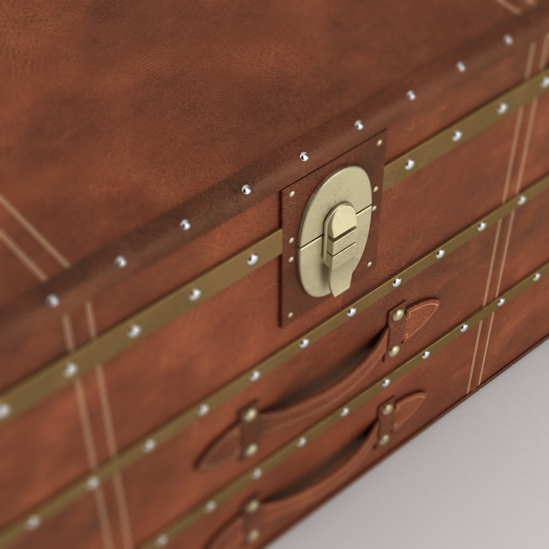 chest realistic 3d obj