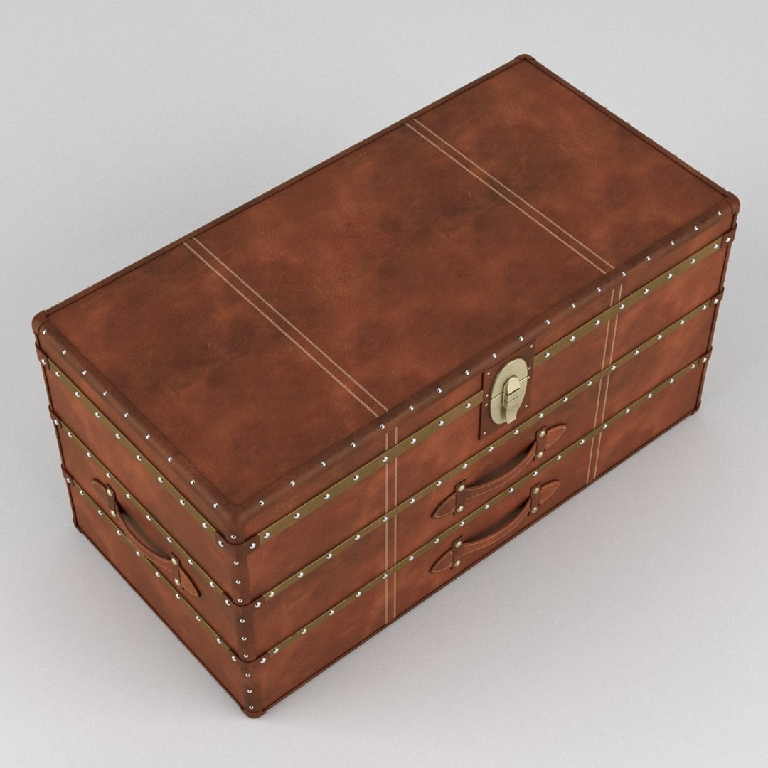 chest realistic 3d obj