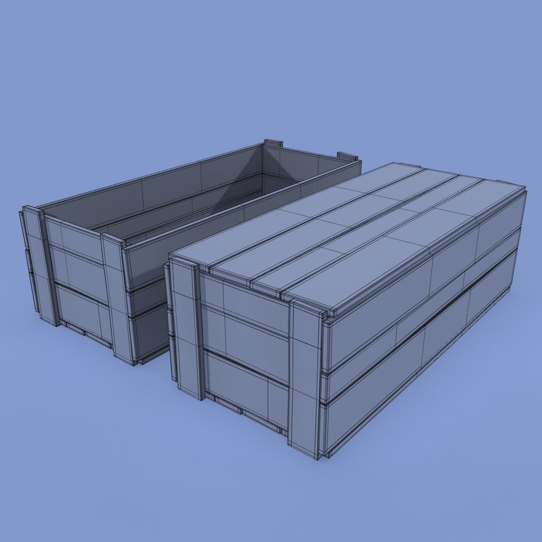 3d Model Vendor Box