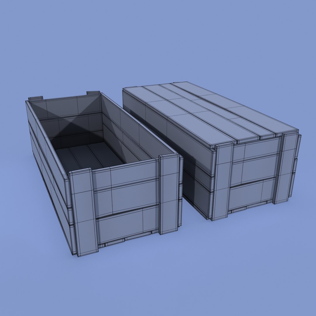 3d Model Vendor Box