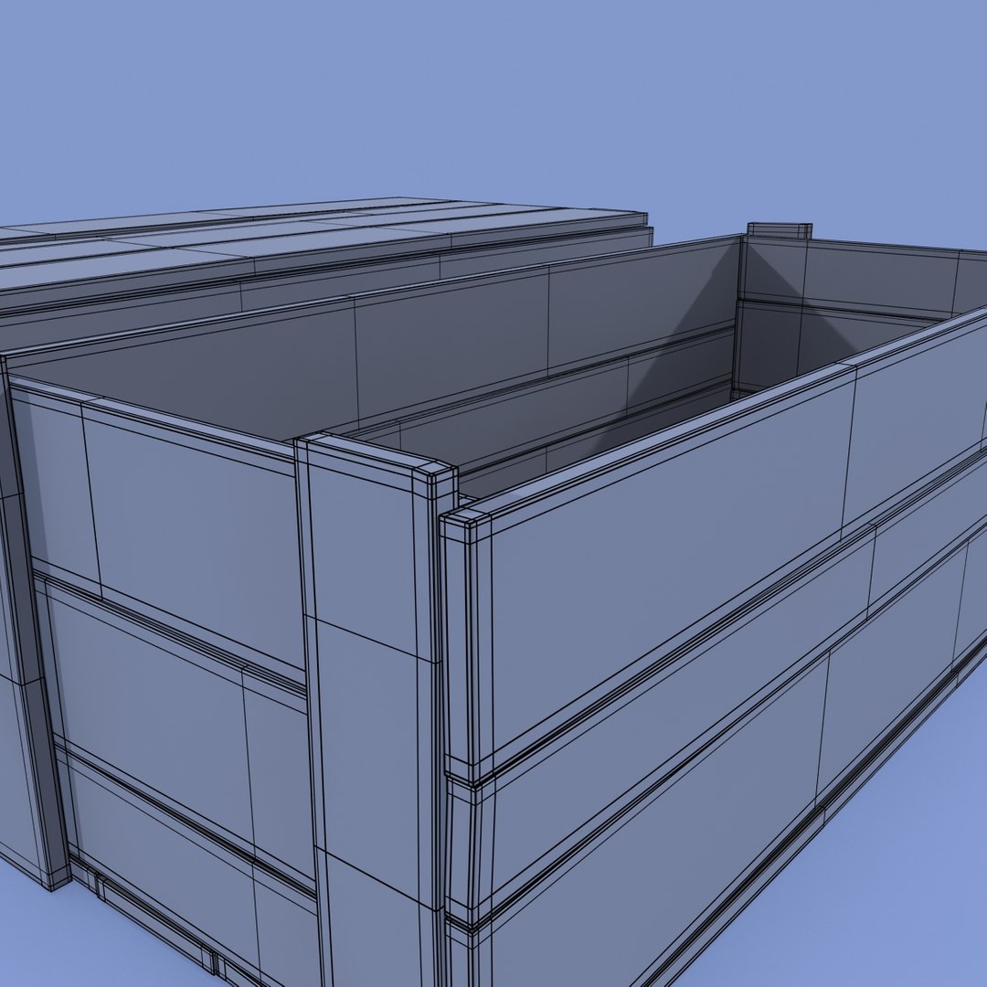 3d Model Vendor Box