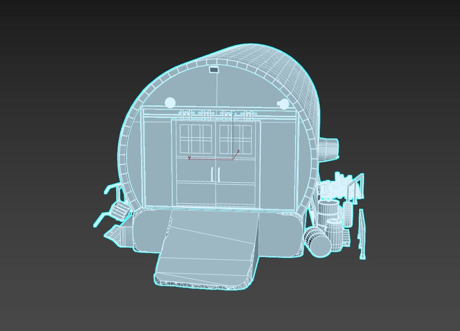 Hangar Made From Airplane 3D Model - TurboSquid 1974022