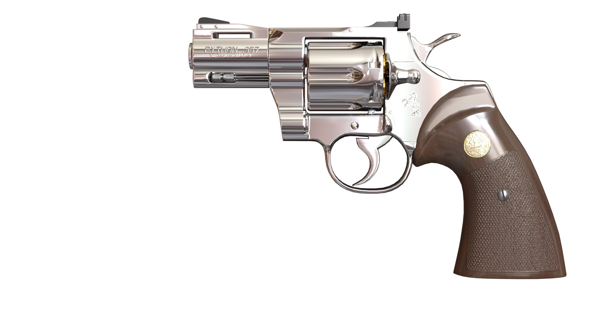 Colt Python 3D Model - TurboSquid 2260449