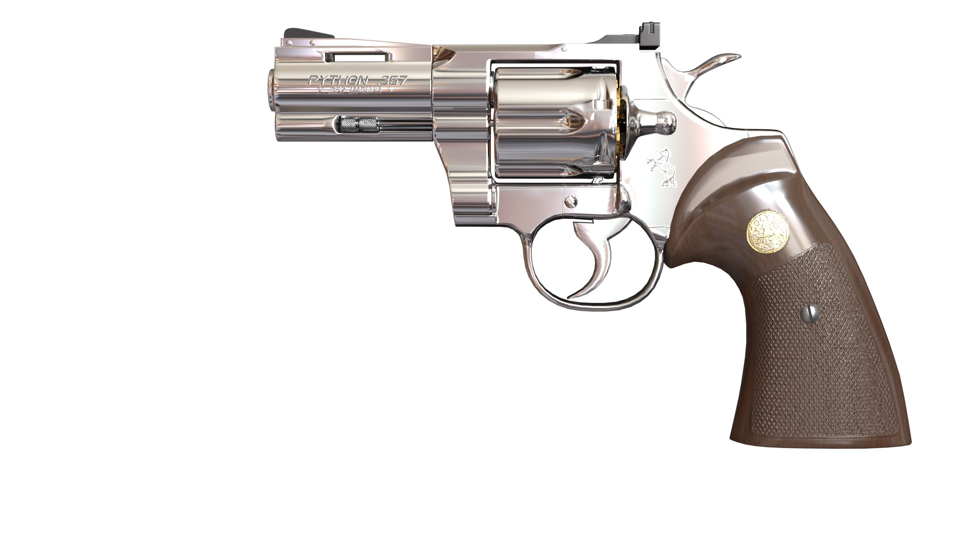 Colt Python 3D Model - TurboSquid 2260449