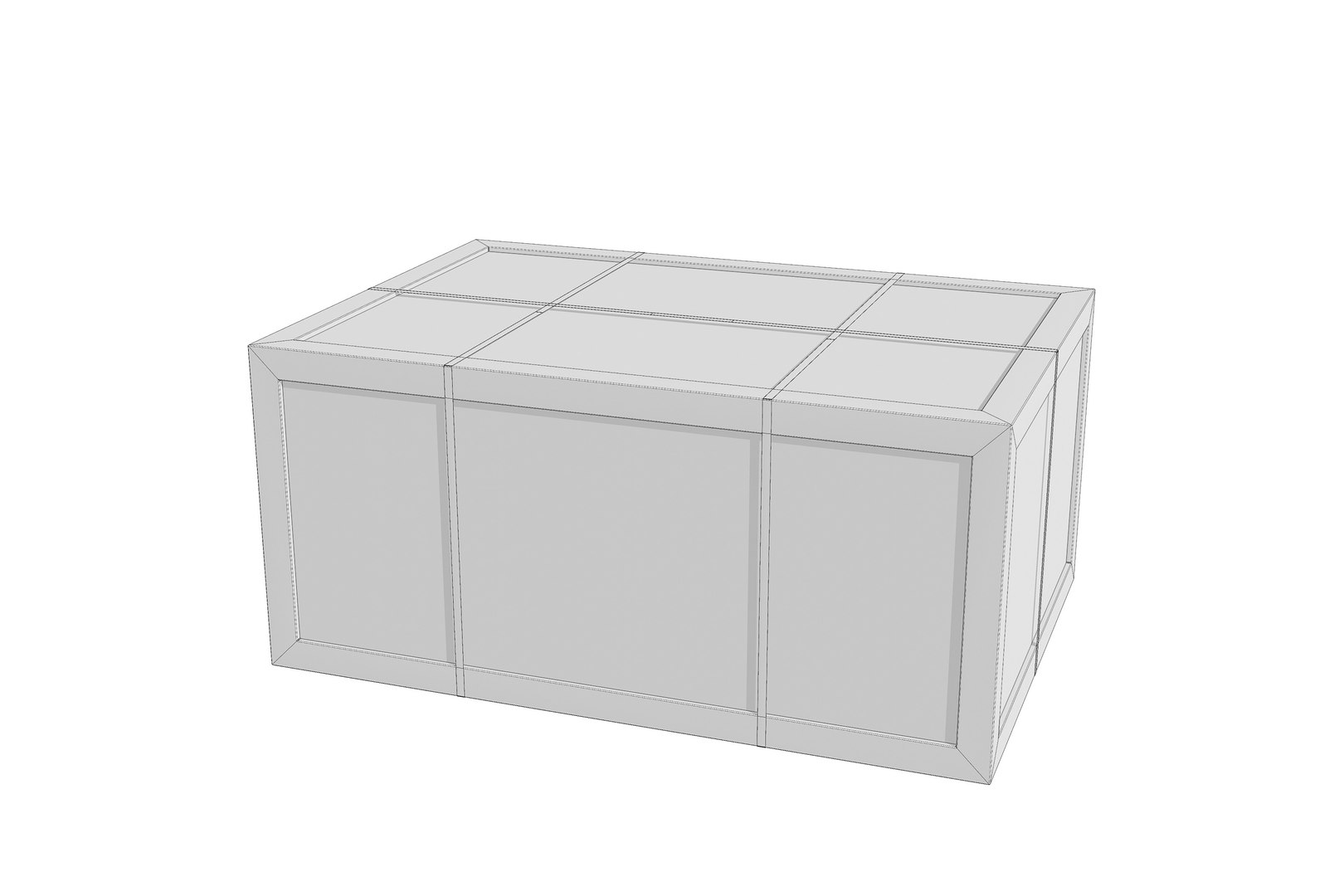 Wooden Cargo Box Low-poly 3D Model 3D - TurboSquid 2245657