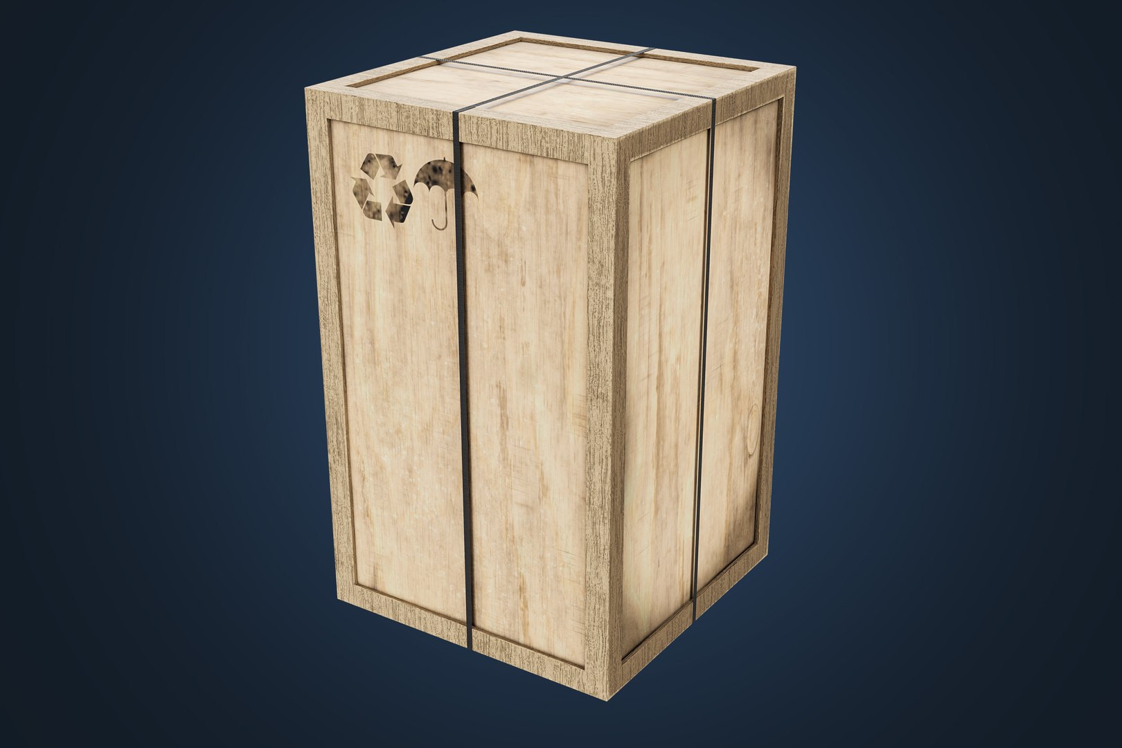 Wooden Cargo Box Low-poly 3D Model 3D - TurboSquid 2245657