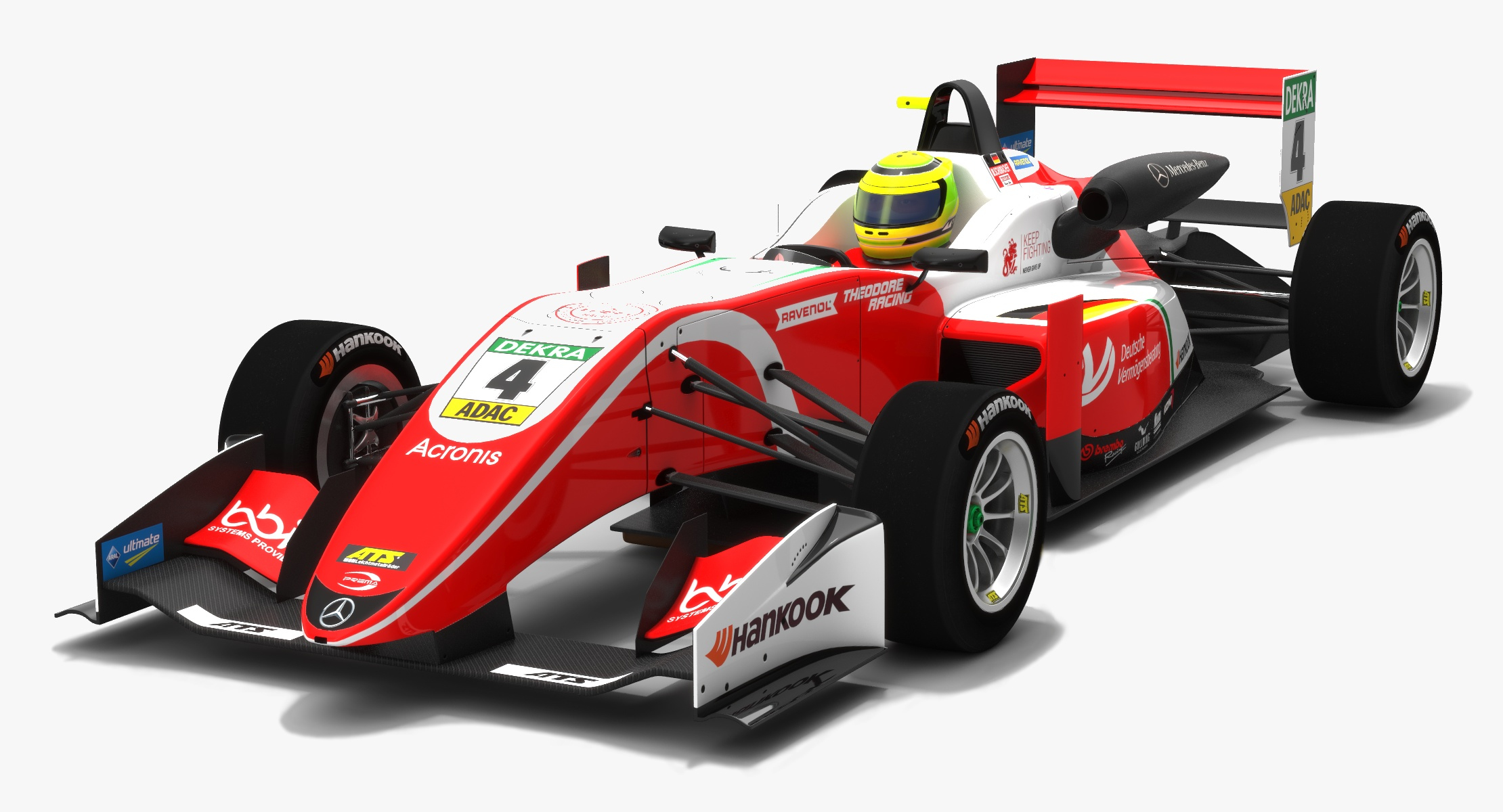 3D formula 3 race car - TurboSquid 1331316