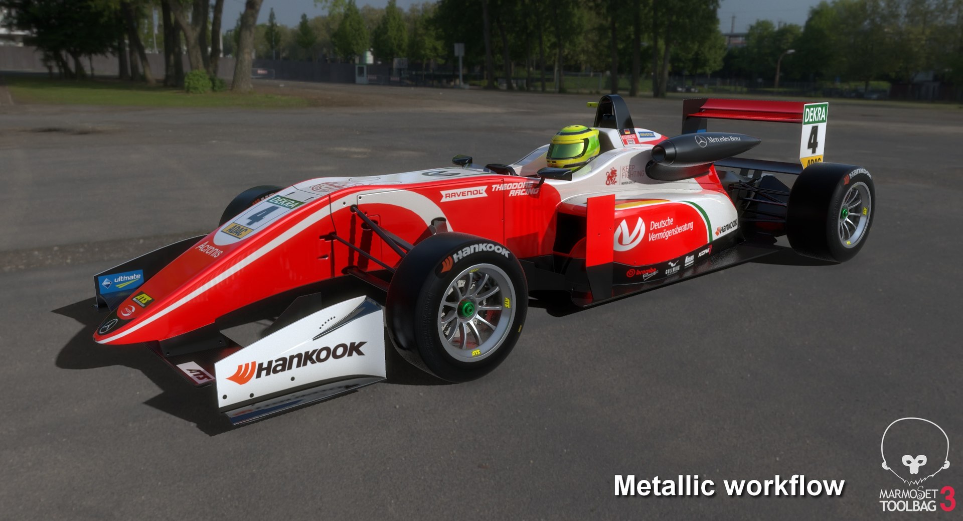 3D formula 3 race car - TurboSquid 1331316