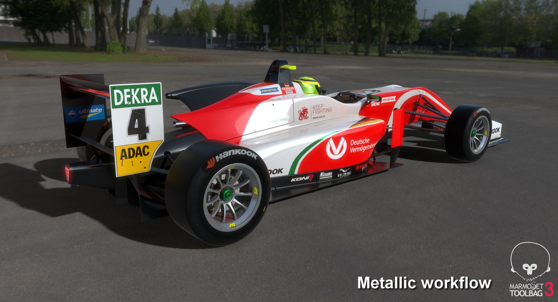 3D formula 3 race car - TurboSquid 1331316