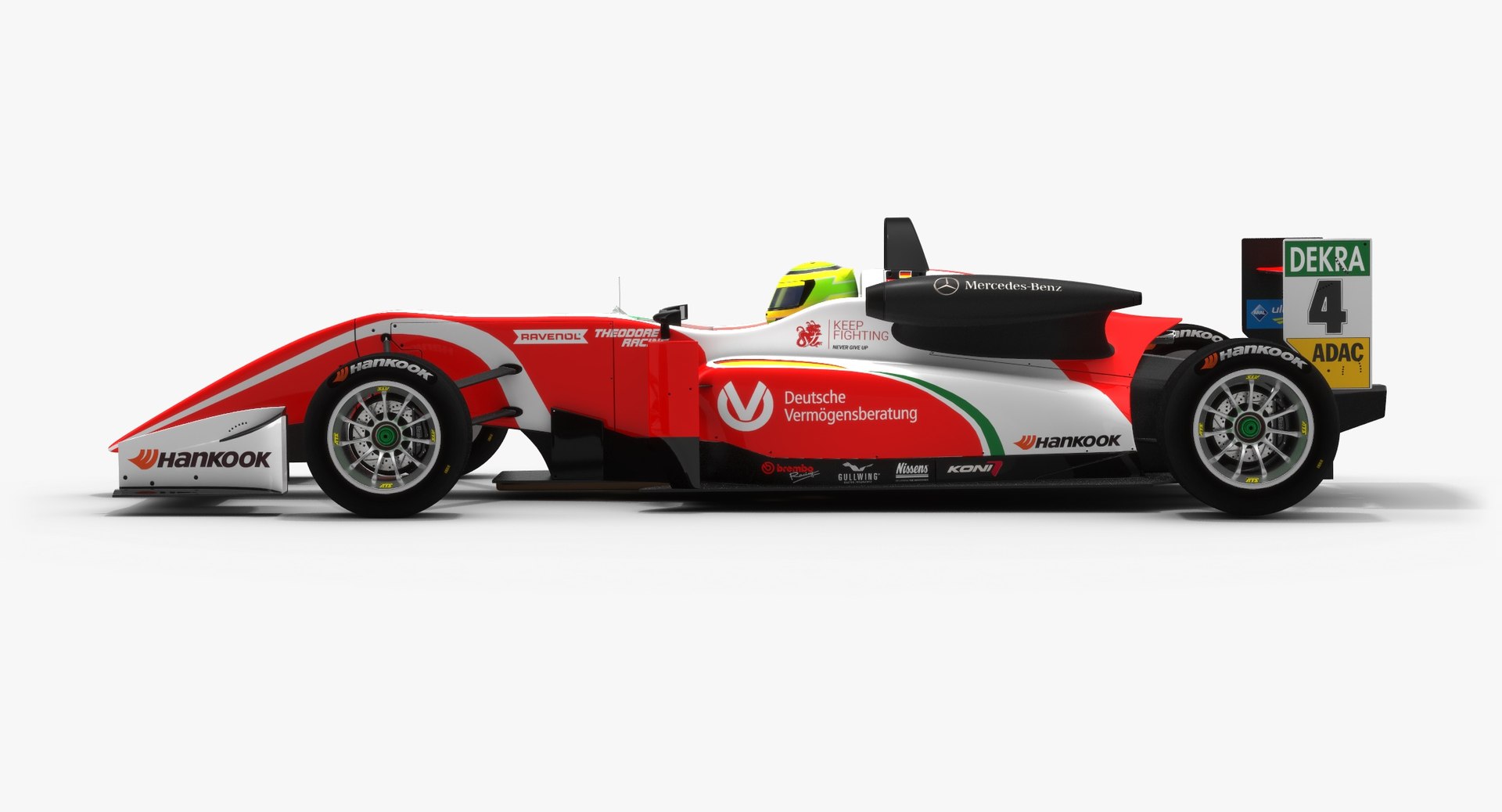 3D formula 3 race car - TurboSquid 1331316