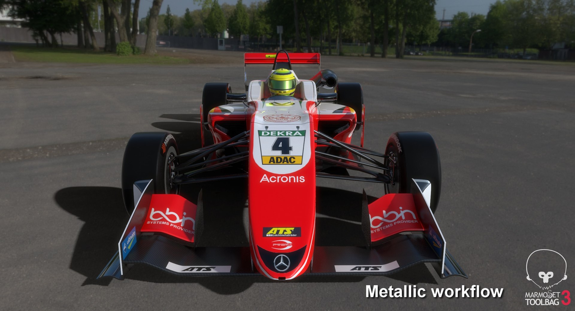 3D formula 3 race car - TurboSquid 1331316